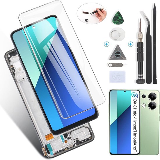 LCD-schermset voor Xiaomi Redmi Note 13 4G 23124RA7EO - Touchscreen ...