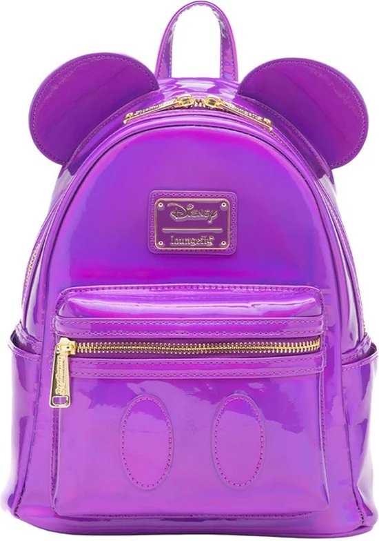 Disney Loungefly Backpack Mickey Purple Oil Slick | bol