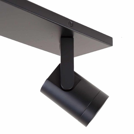 Witte balk spot Halospot | 2 lichts | zwart | metaal | 40 x 9,5 cm ...