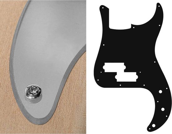 Boston PB-215-MC pickguard, Puncher bass, standard, 2 ply, mirror ...