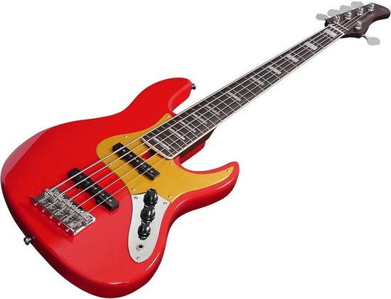 Sire Basses V5.24 A5/DRD Elzenhouten 24-frets 5-snarige passieve ...