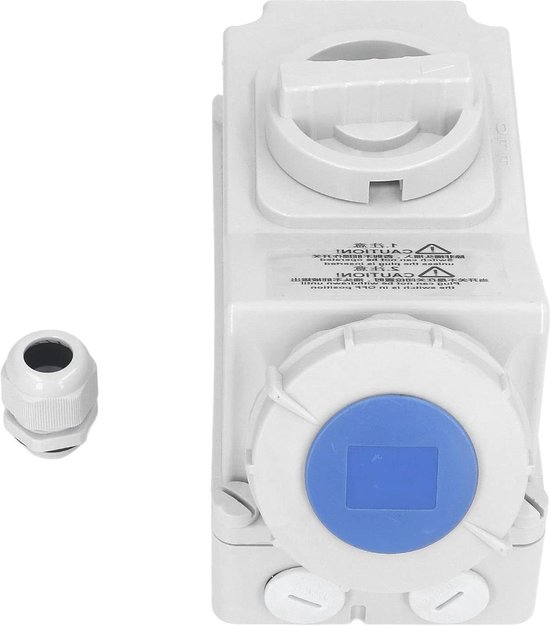 Outdoor Waterdichte 32A 3 Pin Interlock Switch Socket - Industriële ...