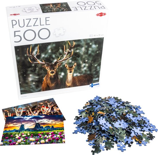 Puzzle 500 Cerfs Deer - Puzzle 500 Cerfs Deer | bol