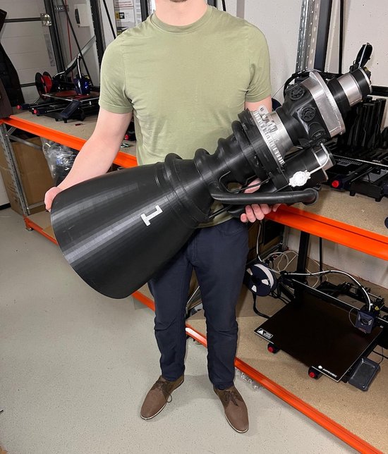 Raket Motor Raptor 3 Replica 70cm | Gedetailleerd Ruimtevaartuig Space ...