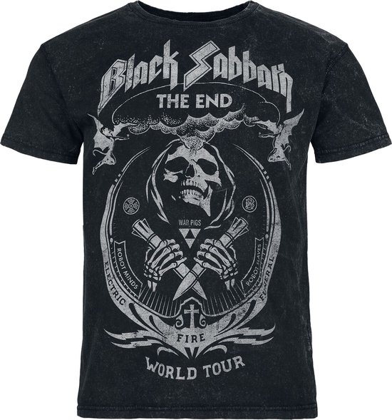 Black Sabbath The End T-shirt meerkleurig XXL - Katoen - Band merch ...
