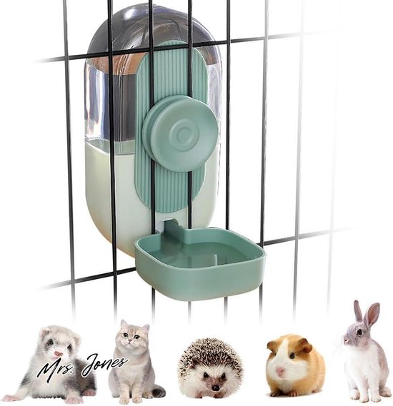 Mrs. Jones Premium Hangende automatische voer- en waterdispenser ...