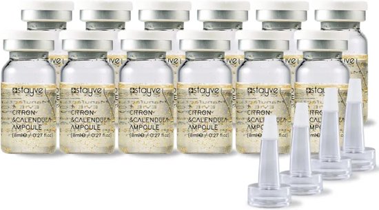 Stayve Citroen & Calendula Ampullen / 10x 8 ml met 4 doseerhulpstukken ...