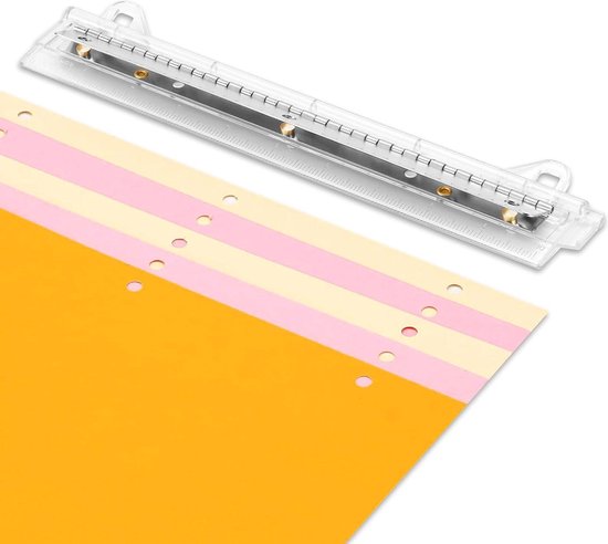 3 Hole Punch for Folder - Portable Punch for 3 Ring Folders - 5 Sheets ...
