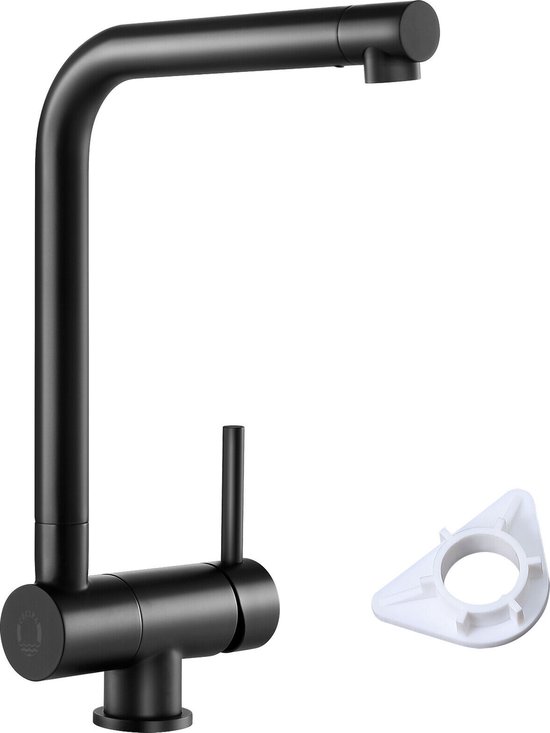 CECIPA max Keukenkraan Zwart - Inklapbare Keukenmengkraan - 90°+360° draaibare... | bol