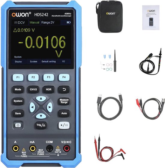 Handbediende Digitale Oscilloscoop Multimeter 2 Kanaals 40MHz met USB en Hoog... | bol