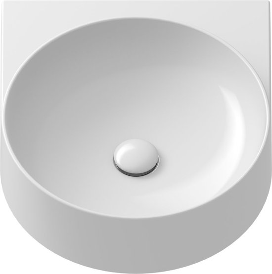 Ravak Yard - Wastafel 41x50 cm, zonder overloop, zonder kraangat, wit ...