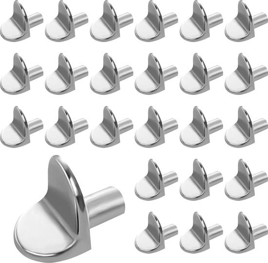 Plankdragers Set van 25 - Verstelbare Planksteunen voor Boekenkasten en ...