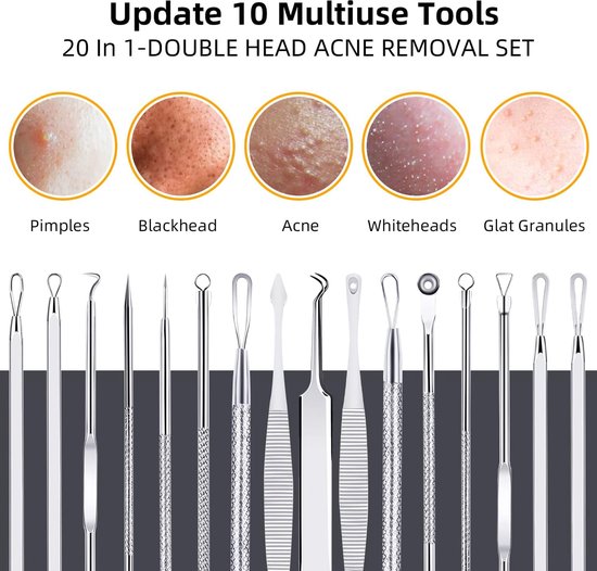 Uitgebreide Set Voor Mee-eters Verwijderen en Huidverzorging Met ...