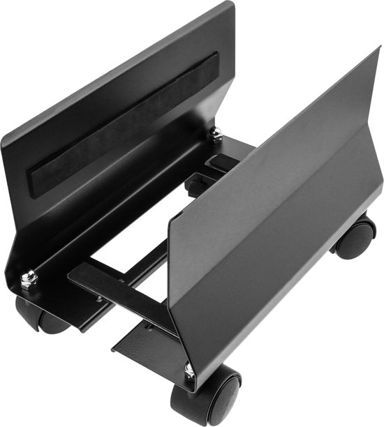 BeMatik - Metalen pc-computerstandaard met zwarte wielen van 95 tot 230 ...