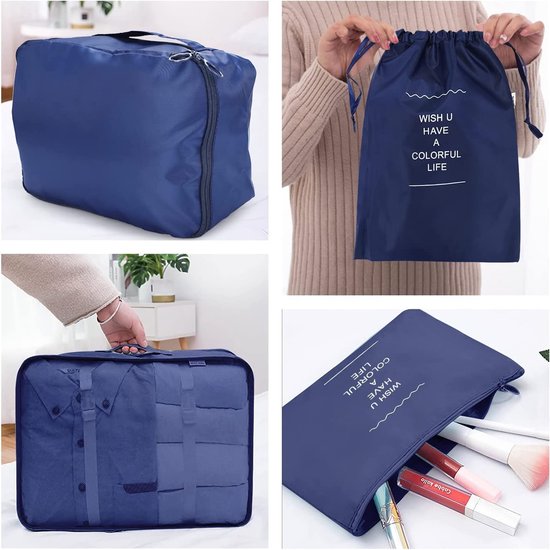 Packing Cubes Set Kleding Organizer Voor Reis Koffer Opbergzakken Voor ...
