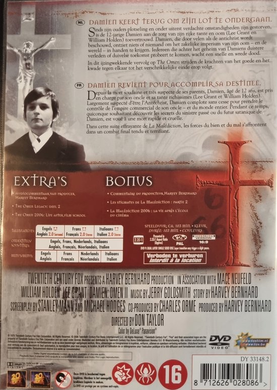 Omen II (Dvd), Lee Grant | Dvd's | bol