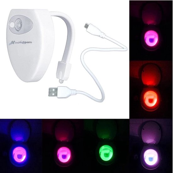 LED toiletlicht - wc nachtlampje - [Energieklasse A++]- bathroom light ...