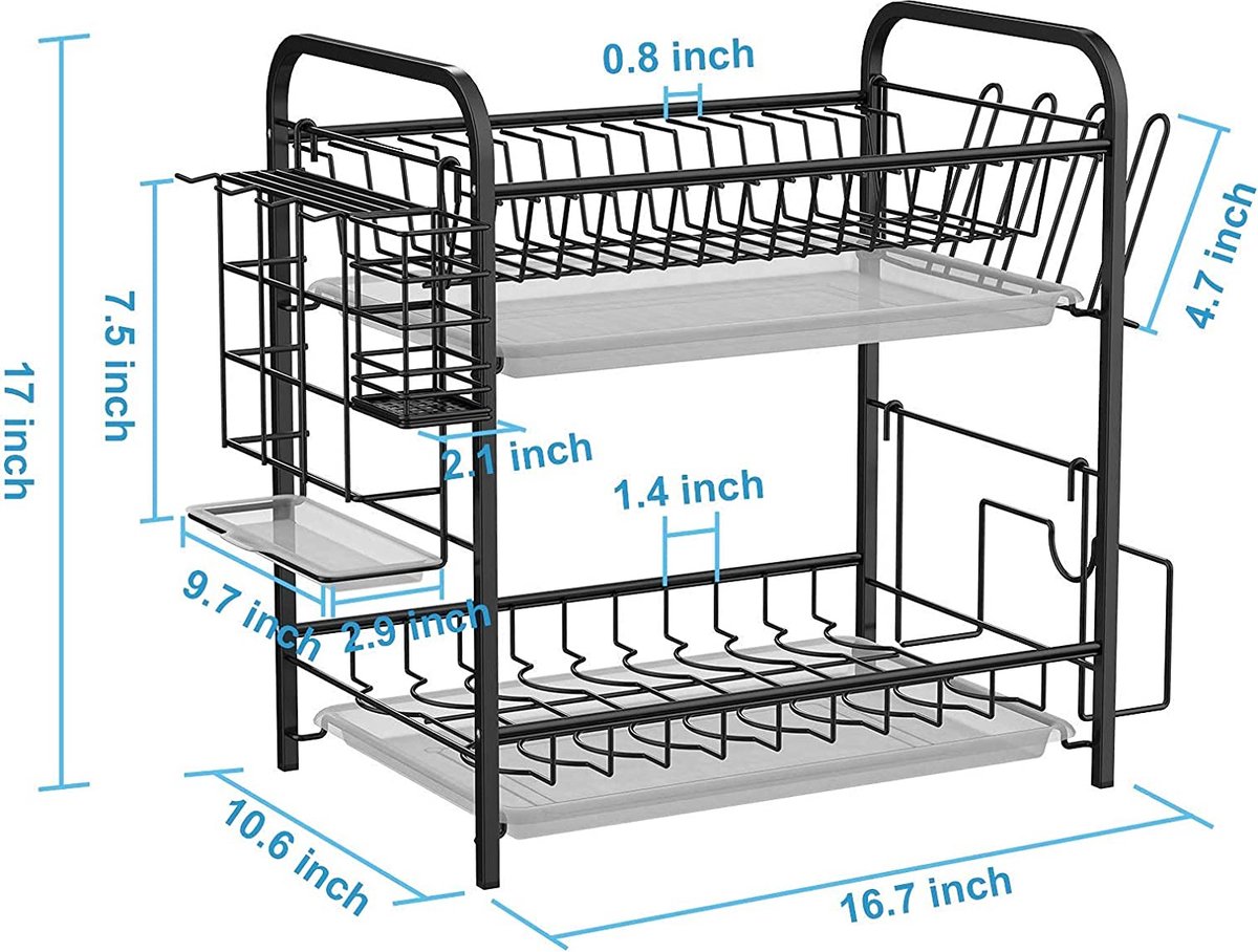 Keuken Afrdruiprek – Keuken Accessoires – Droogrek voor Afwas | bol.