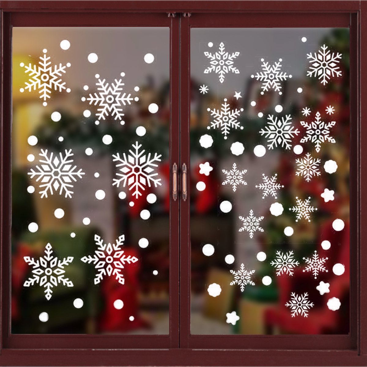 Kerst Raamstickers Kerst Stickers Kerst Raamdecoratie Sticker ...