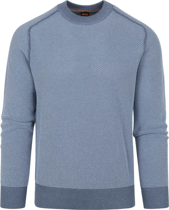 Hugo Boss - Akopak Trui Blauw - Maat XL - Slim-fit | bol.com
