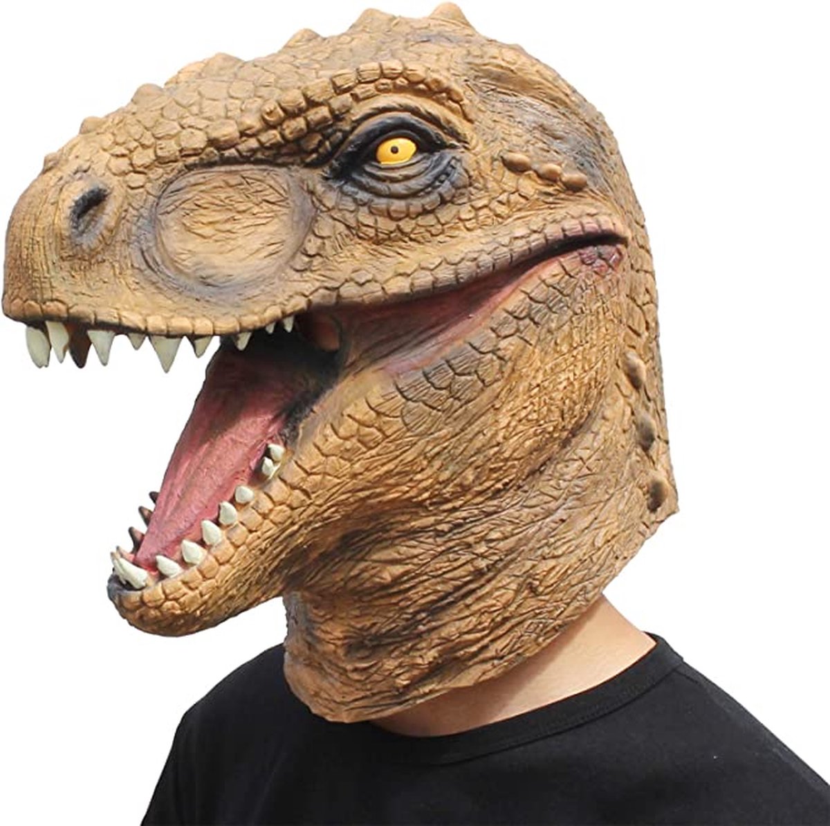 CreepyParty Dinosaurus Masker T-rex Hoofd Latex Realistisch Dier ...