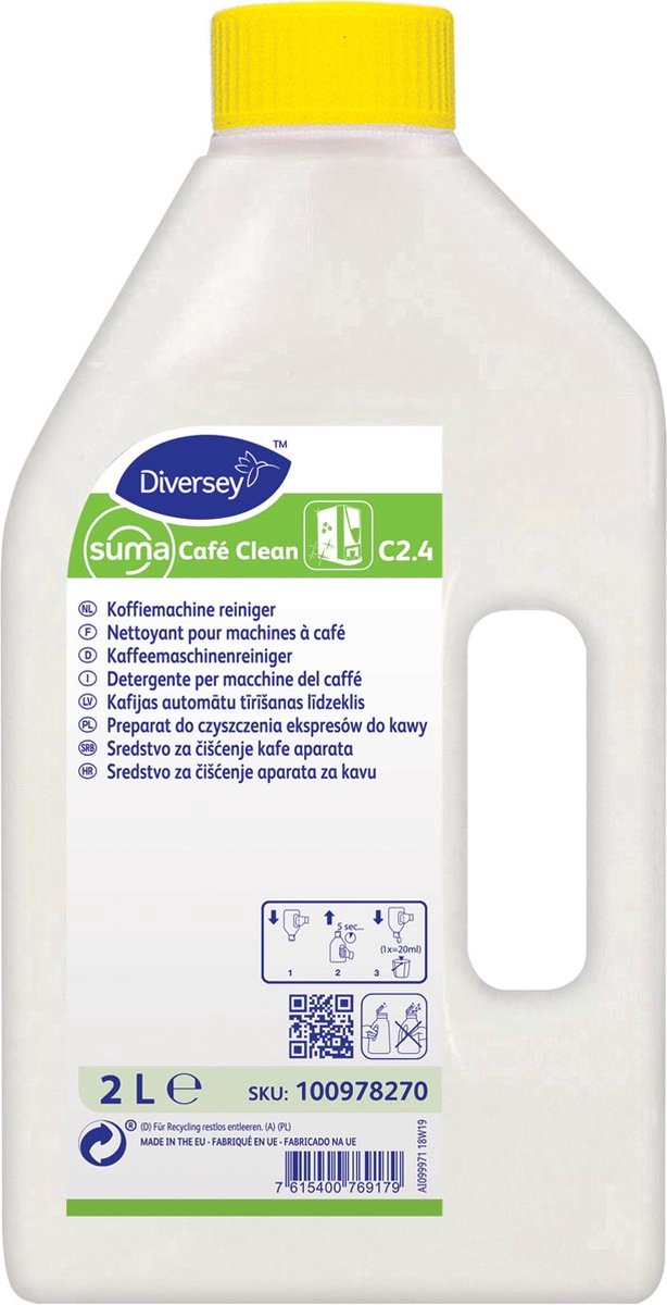 Diversey | Suma Cafe Clean C2.4 | 2 x 2 liter | bol