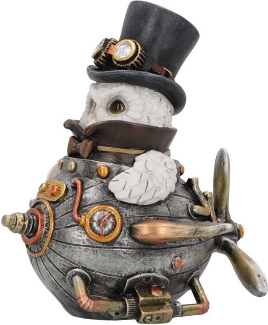 Nemesis Now Beeld/figuur Avian Invention - Steampunk Wit Uiltje in ...