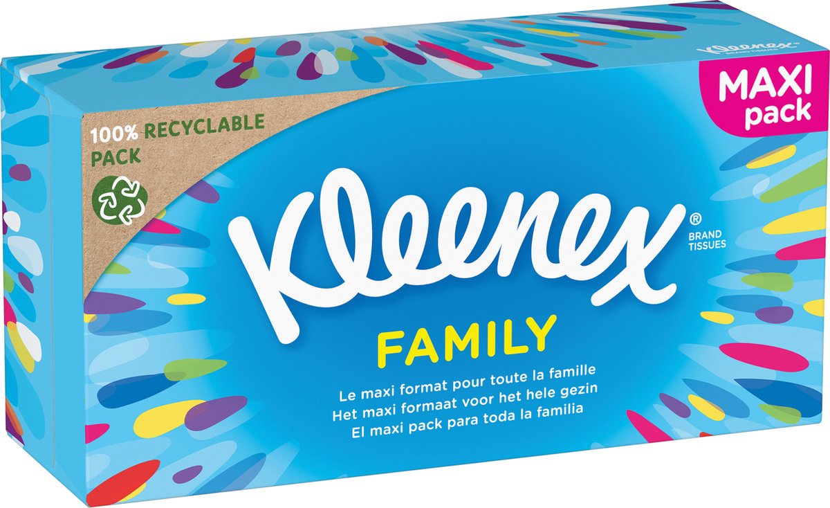 Kleenex tissues - Family box (128sc x20) | bol.com
