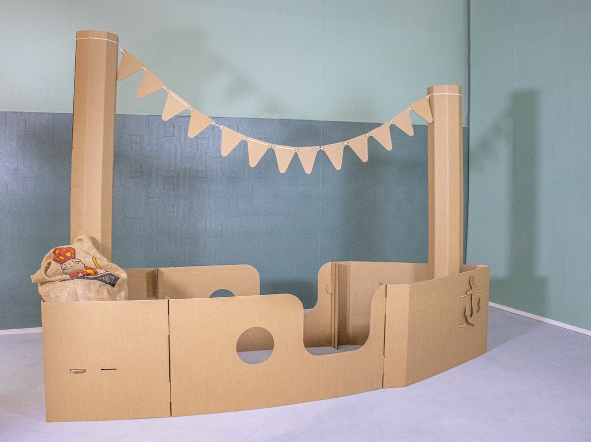 Kartonnen Grote boot - Cadeau van Duurzaam Karton - KarTent | bol.com