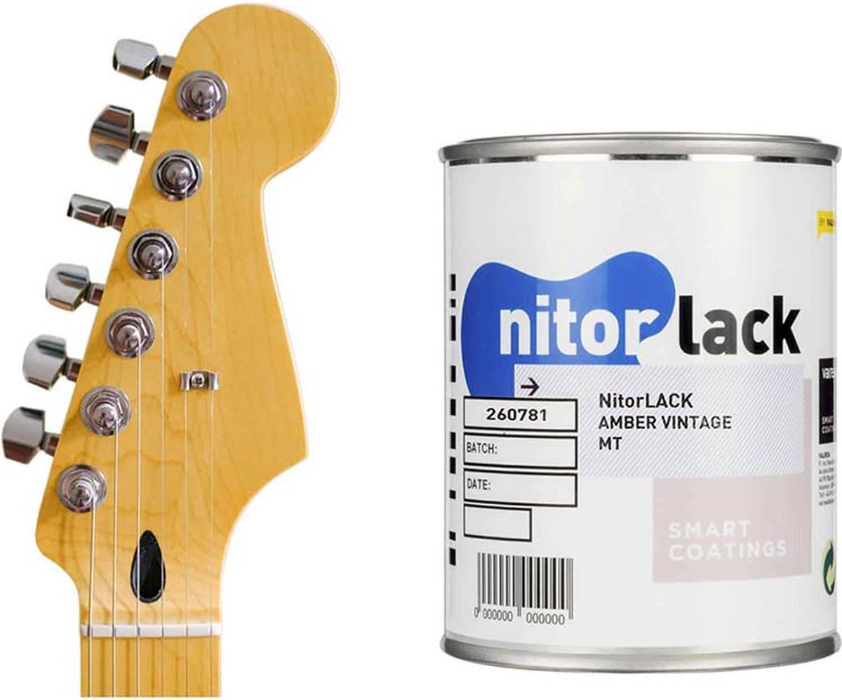 Gitaarlak Amber vintage mat NitorLACK N260781108 nitrocellulose 500ml ...
