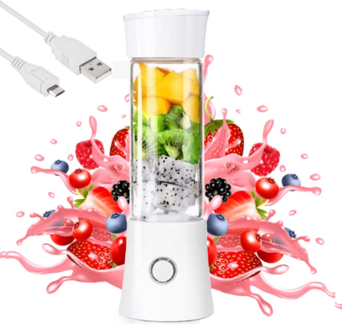 Blender - Smoothiemaker - To Go - Draadloos - Oplaadbaar - Inclusief ...