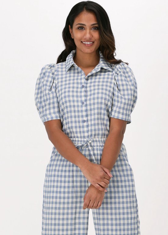 Lollys Laundry Aby Dames - Jurken - Lichtblauw - Maat S | bol.com