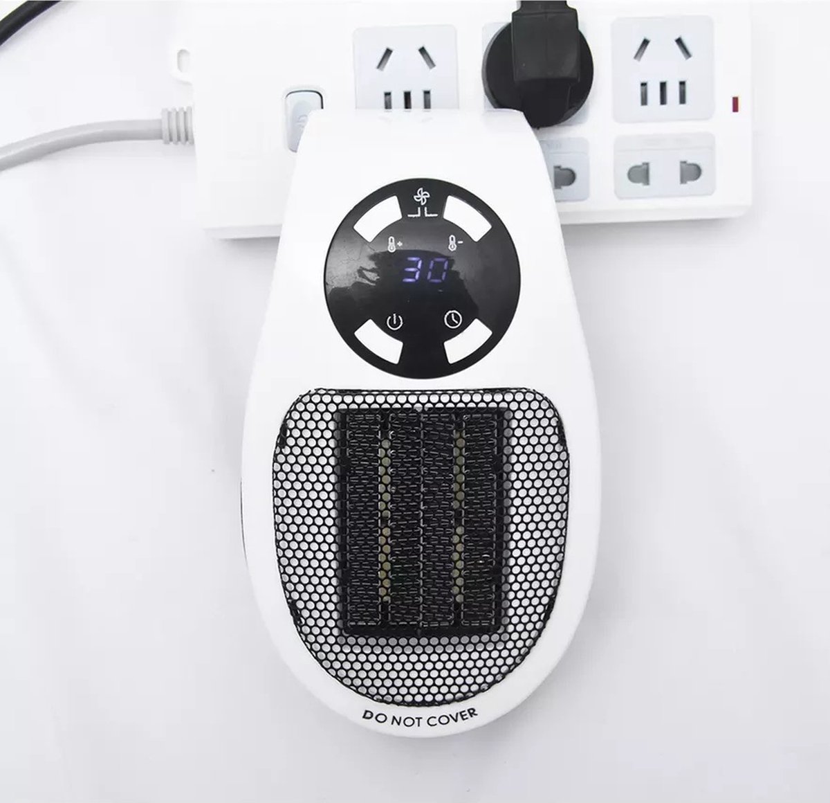 METAHUB Keramische stopcontact-verwarming - Kachel - 2 warmtestanden ...