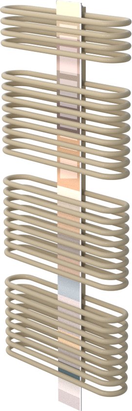 Design radiator EZ-Home - OVAL LINES 600 x 1694 BEIGE | bol.com