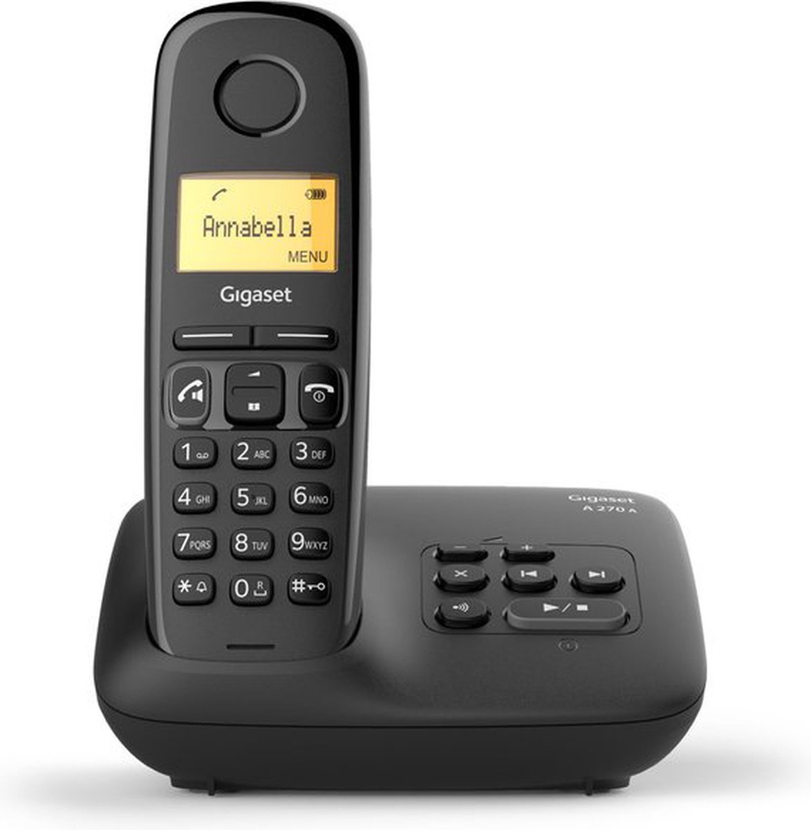 Gigaset A270A DECT Telefoon + Antwoordapparaat Zwart | bol.com