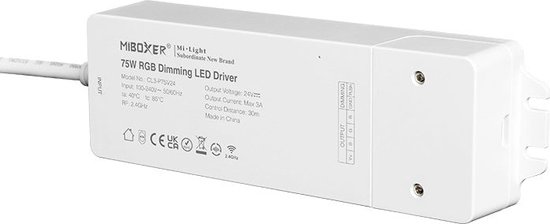 Mi-Light Mi-Boxer - (CL3-P75V24) - RGB 24V 75W LED controller met ...