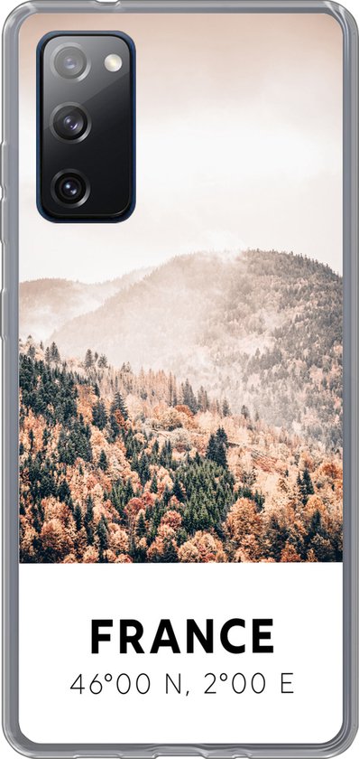 Telefoonhoesje Geschikt voor Samsung Galaxy S20 FE hoesje - Frankrijk - Herfst -... | bol