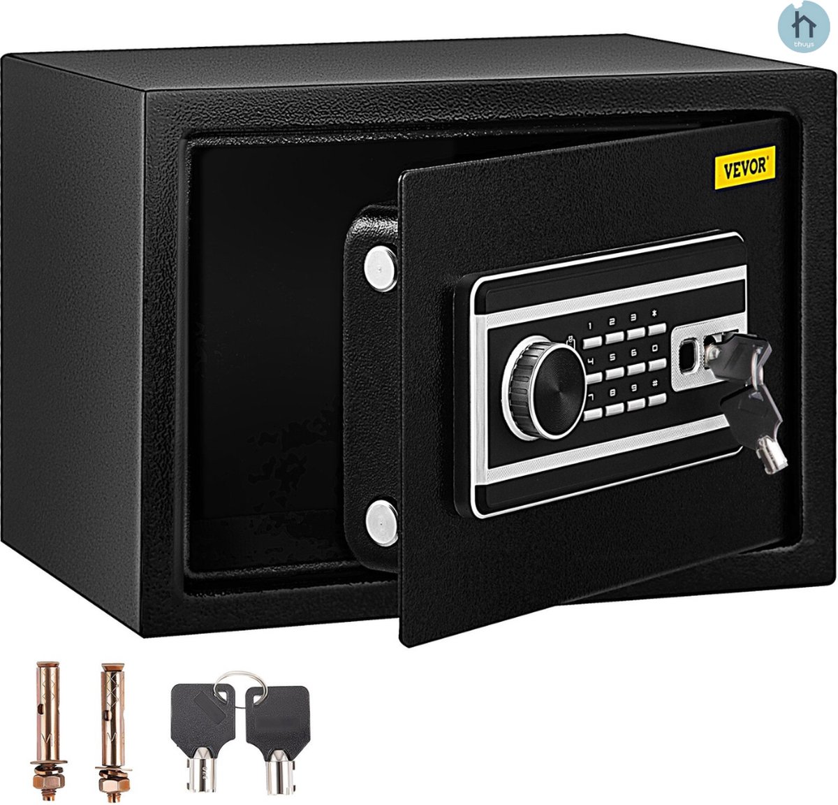 Thuys Kluis - Kluis Brandwerend - Kluisje Met Cijferslot - Kluisje ...