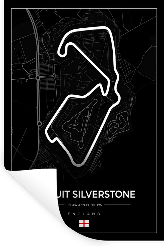 Muurstickers - Sticker Folie - Racing - Engeland - Racebaan - Circuit ...