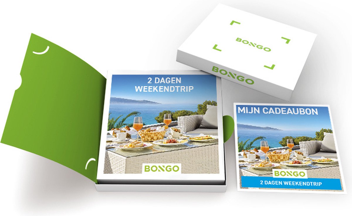 Bongo Bon - 2 Dagen Weekendtrip Cadeaubon - Cadeaukaart cadeau voor man ...