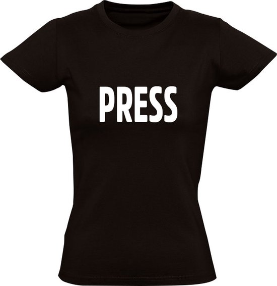 Press Dames T-shirt | media | krant | verslaggever ...