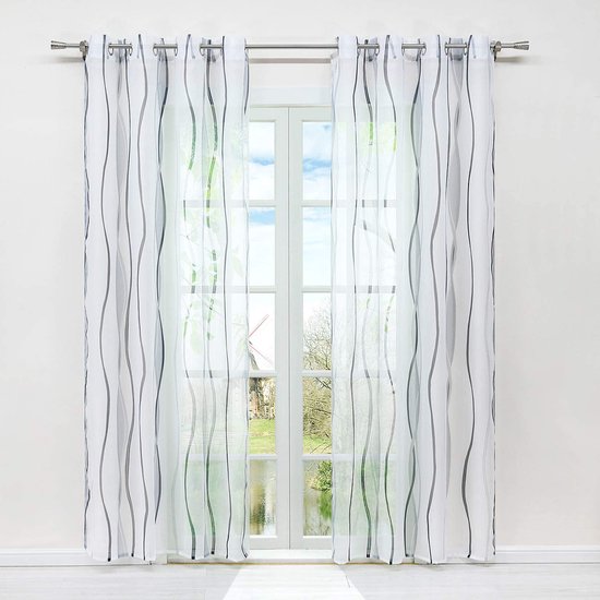 Premium Vitrage – Woonkamer Raam Accessiores – Curtains – Voile | bol