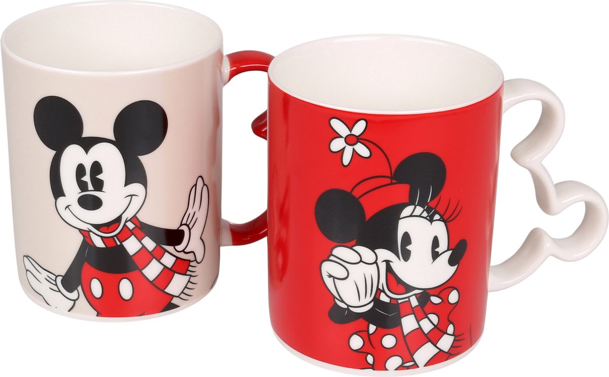 Disney Mickey Mouse en Minnie - 2x Mokken voor een set, een mok als ...
