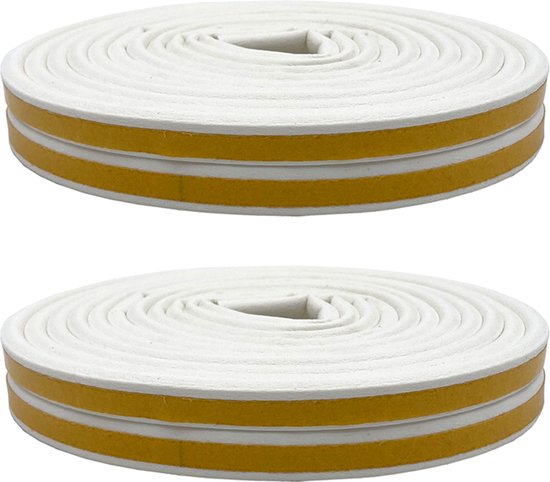 DULA Tochtstrip voor deuren 12m - Wit - 20mmx3m - Tochtband - 2 ...