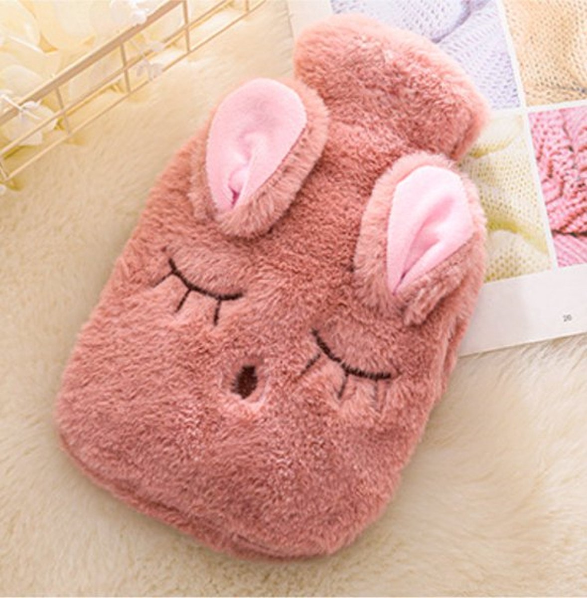 Warmwaterkruik met Fleece Hoes - kruikenzak - kruiken - kinder kruiken ...