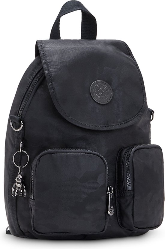 Kipling Firefly Up Backpack Black Camo Emb | bol.com