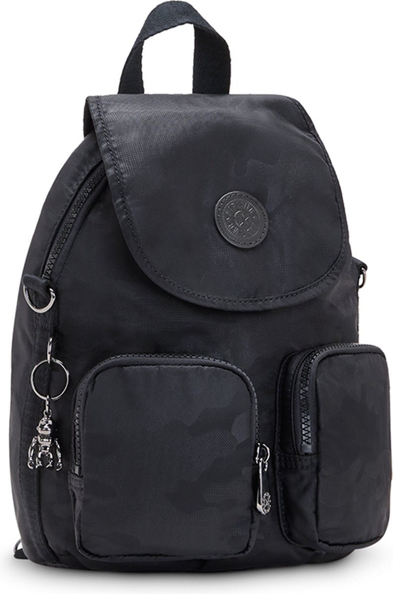 Kipling Firefly Up Backpack Black Camo Emb | bol.com