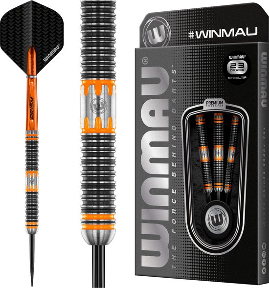 WINMAU - Nitin Kumar: Steeltip Tungsten Dartpijlen Professioneel - 23g | bol