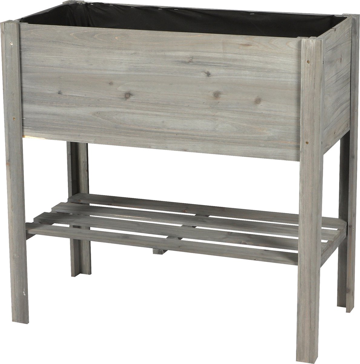 Houten Kweekbak / Moestuin Kruidentafel op poten - 81x40x78 cm | bol.com