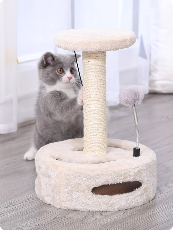 De Home Store - Krabpaal voor katten - Groot - Speeltjes voor katten - Klimframe | bol.com